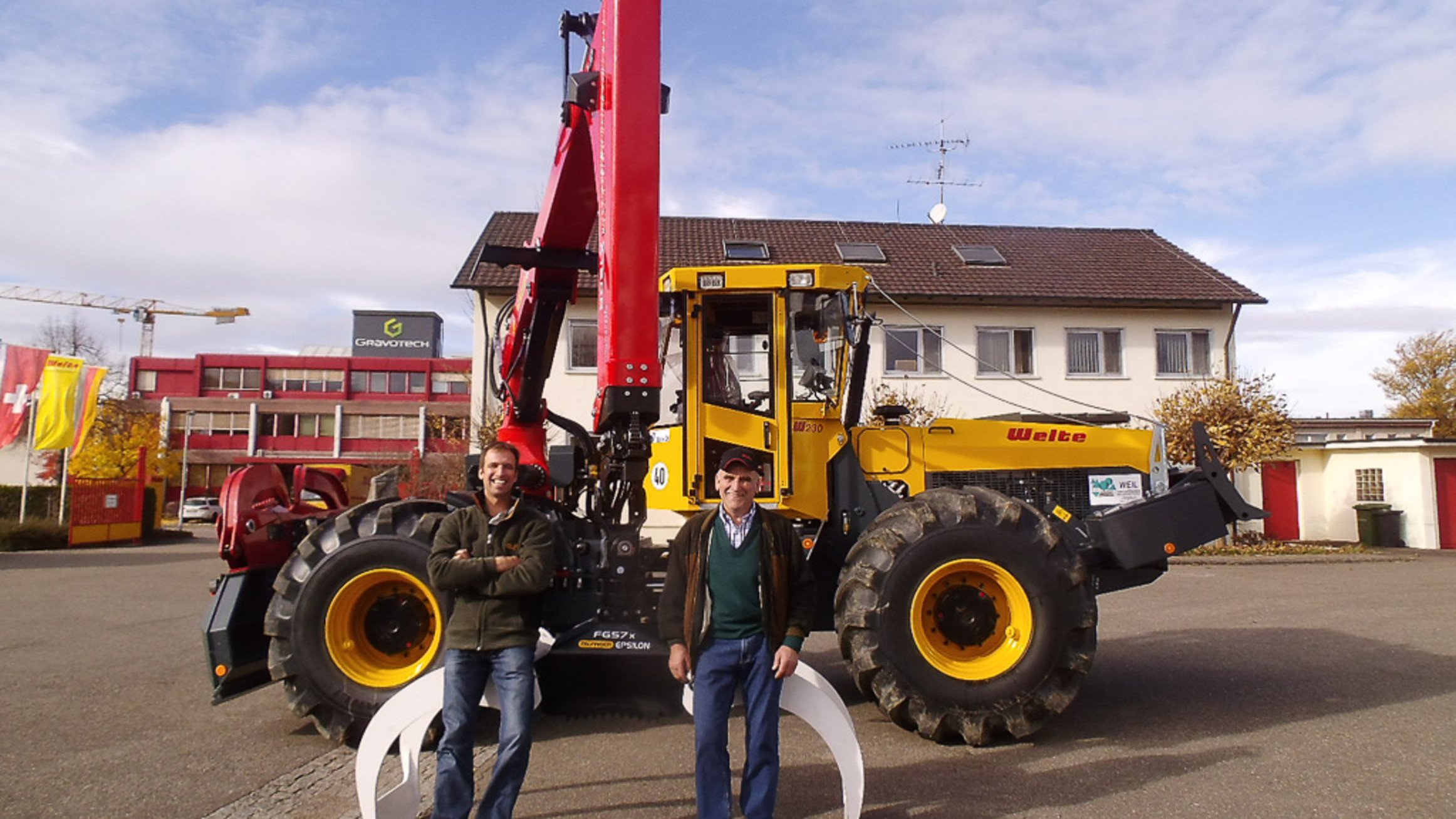 Fünfter EPSILON Kran für Forstunternehmen Weil